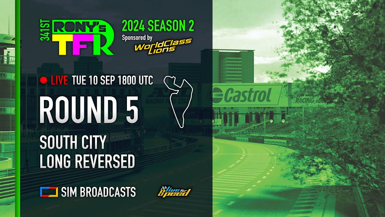 341st Rony's Tuesday Fun Race - 2024 Season 2 Round 5 | Live for Speed ...