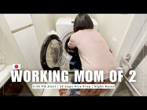 【Daily Life in Japan】Working Mom of 2 | 5:40 PM - 9:00 PM Realistic Evening Routine