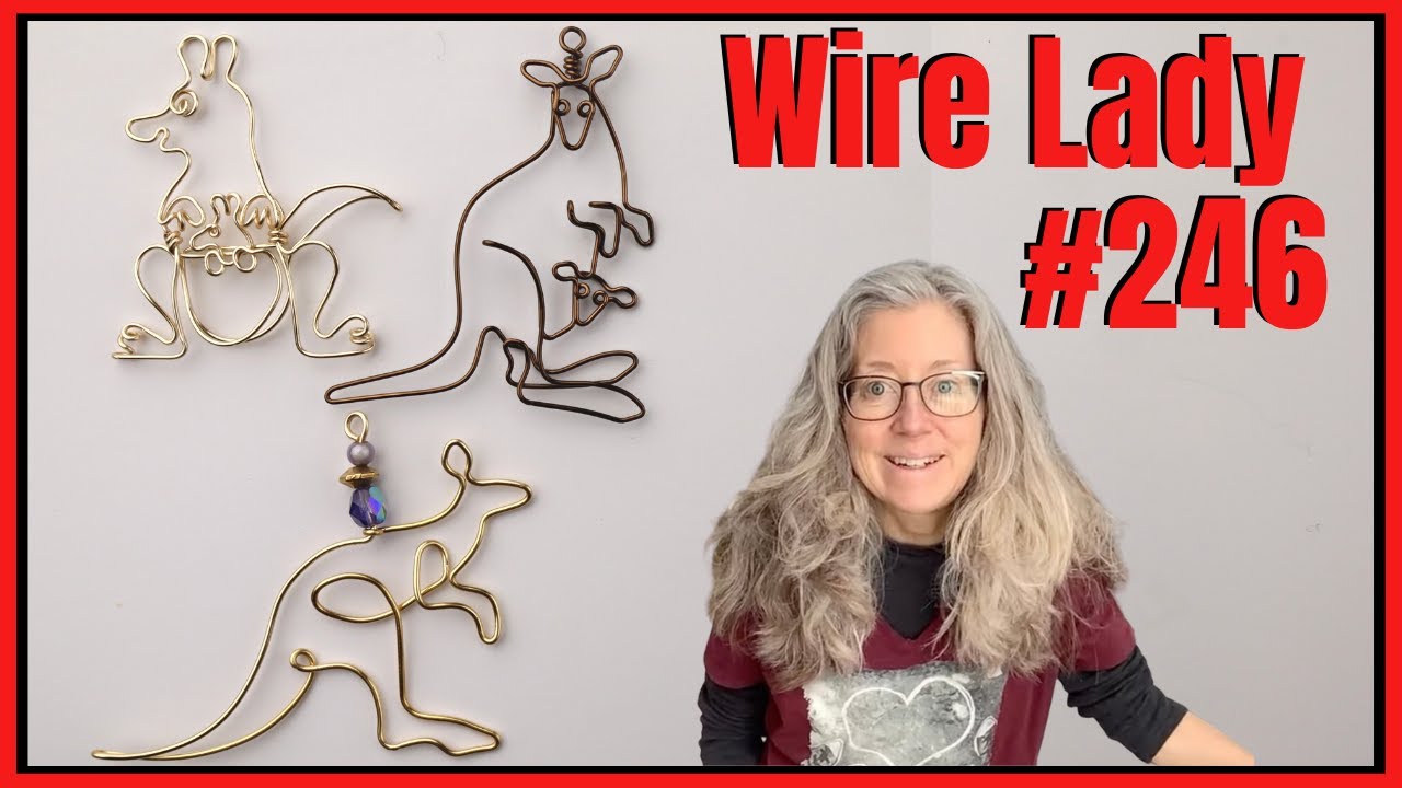 Making Wire Kangaroos // Wire Lady TV Livestream Ep. 246 Livestream ...