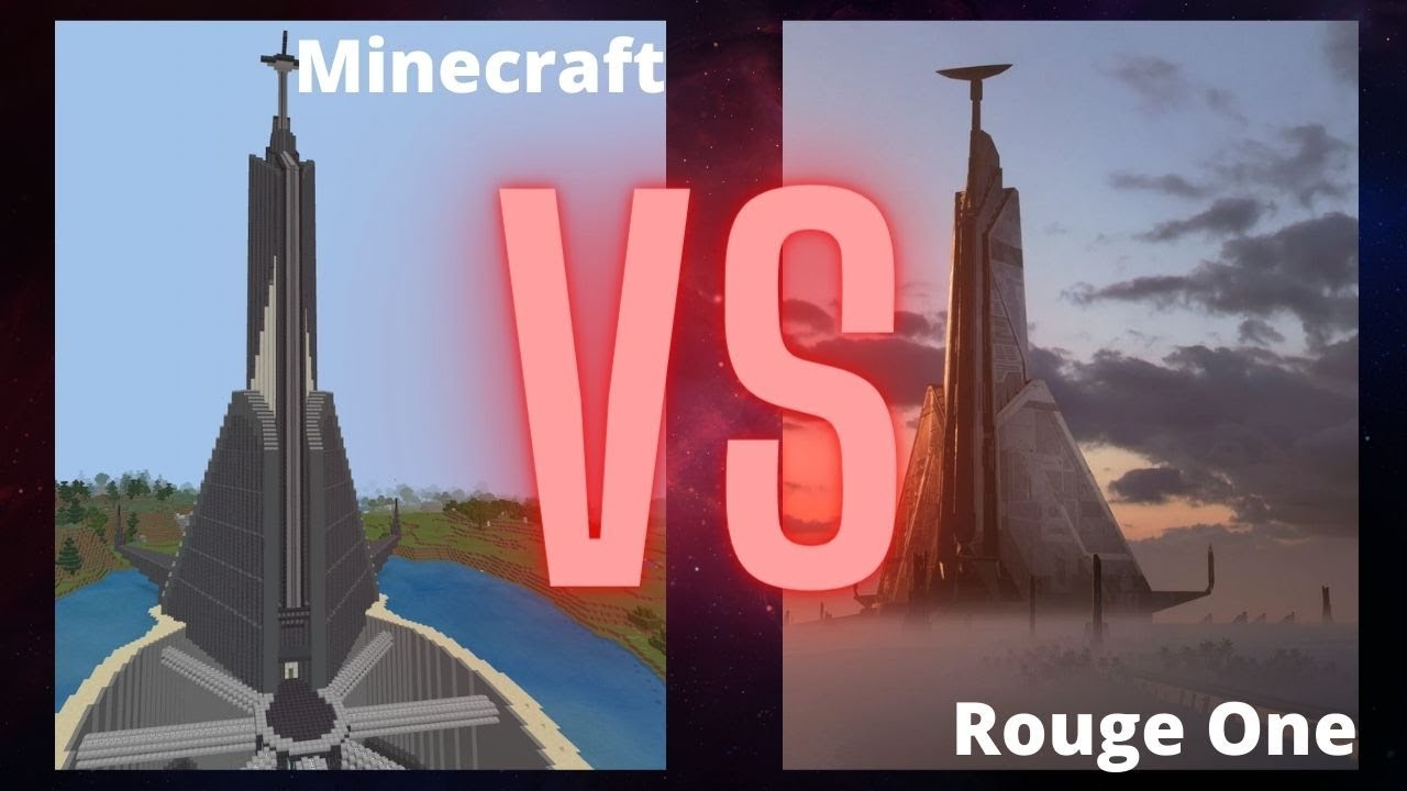 Minecraft Time Lapse: Citadel Tower from STAR WARS Rouge One - YouTube