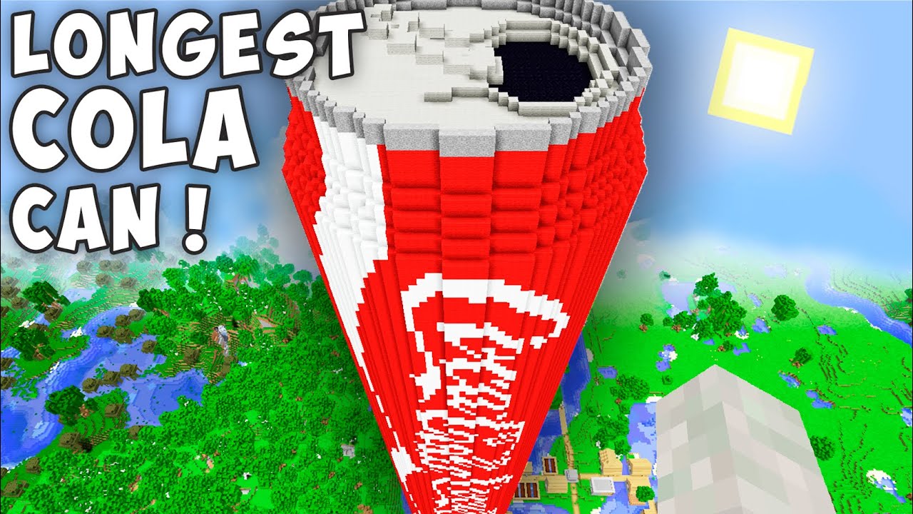 What is HIDDEN INSIDE THE LONGEST COLA CAN in Minecraft? I found THE ...