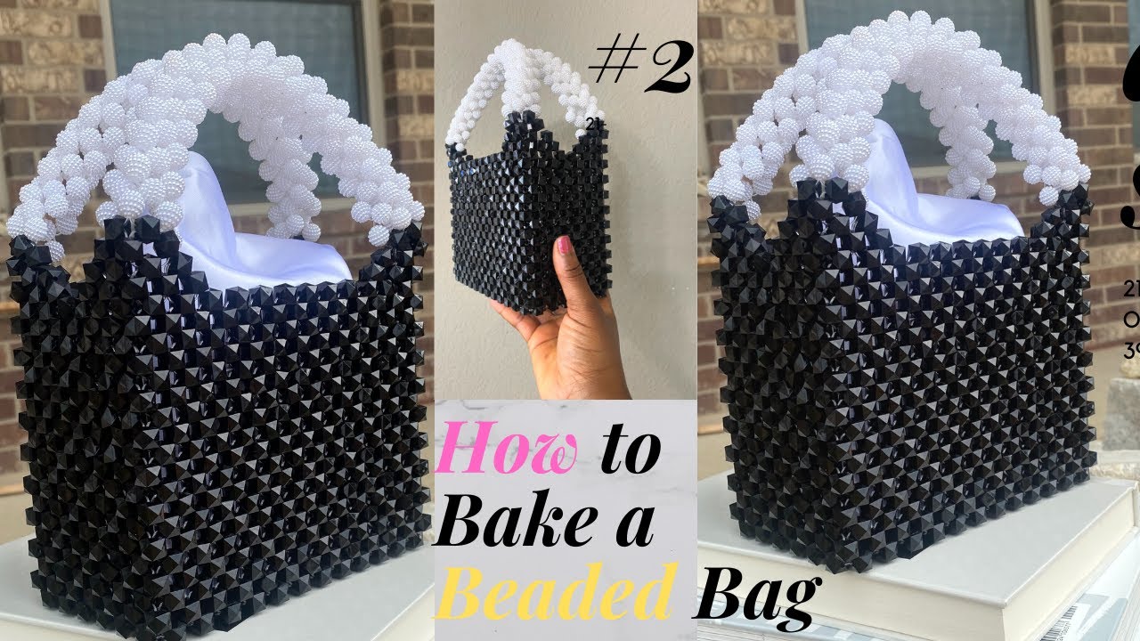 BEADED BAG TUTORIAL/HOW TO MAKE BEADED BAG/PEARL BEAD BAG TUTORIAL ...