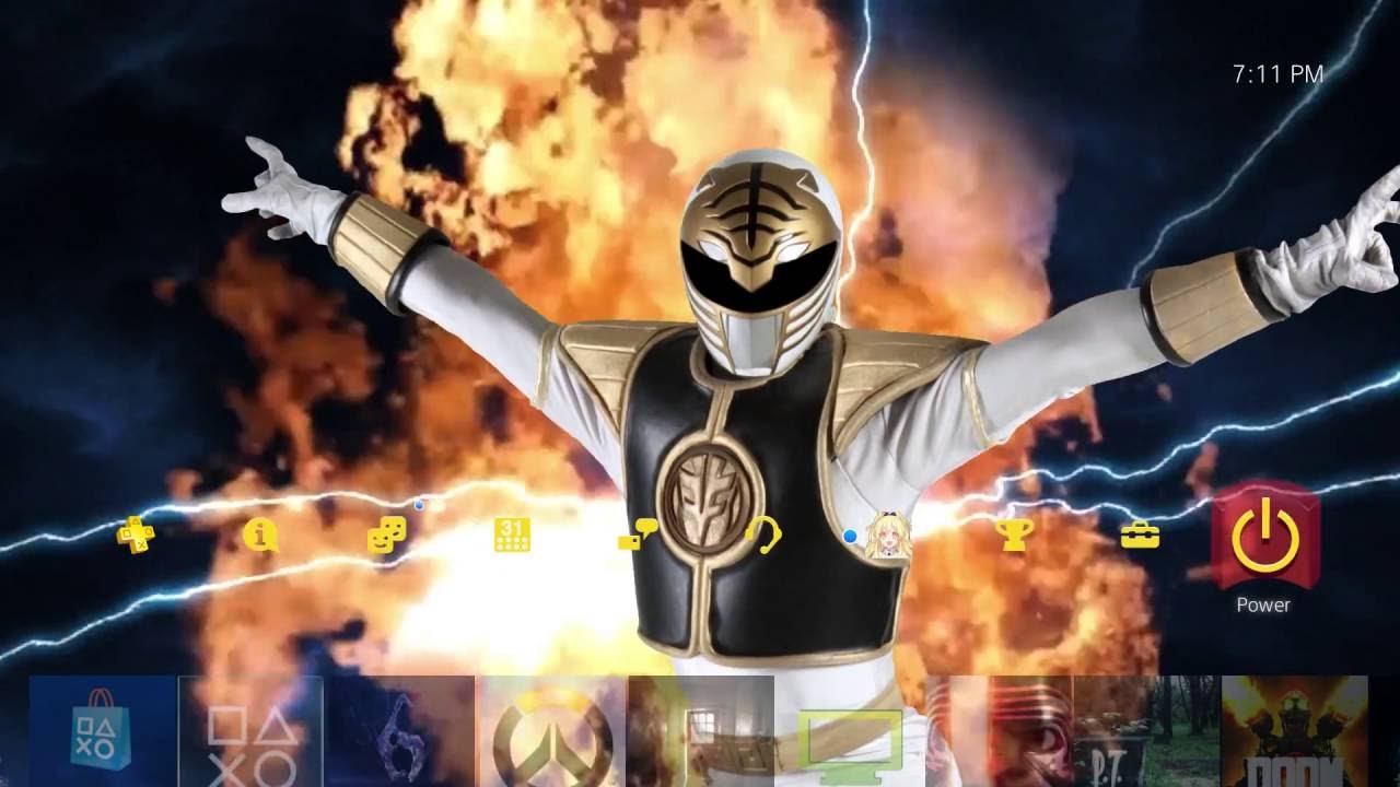 PS4 Themes: (Mighty Morphin Power Rangers Dynamic Theme) *HD/60fps ...