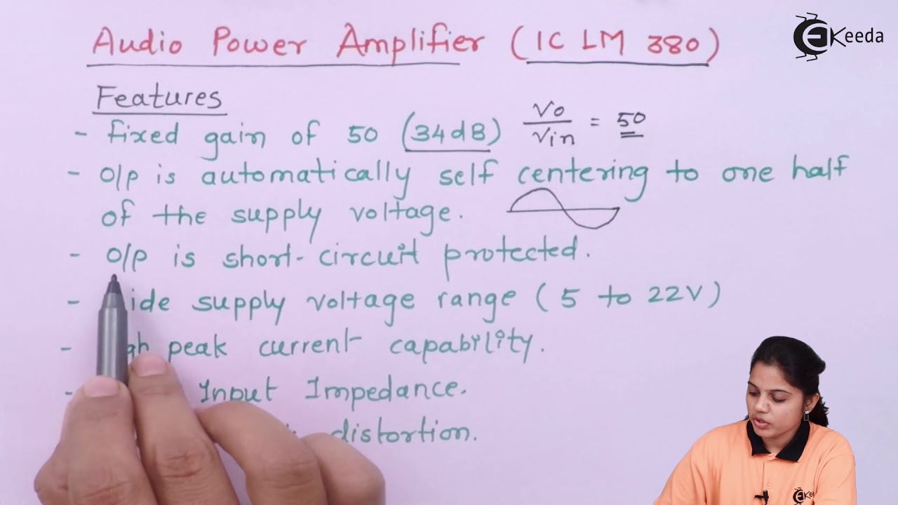 Audio Amplifier - Operational Amplifier and 555 Timer - Industrial ...