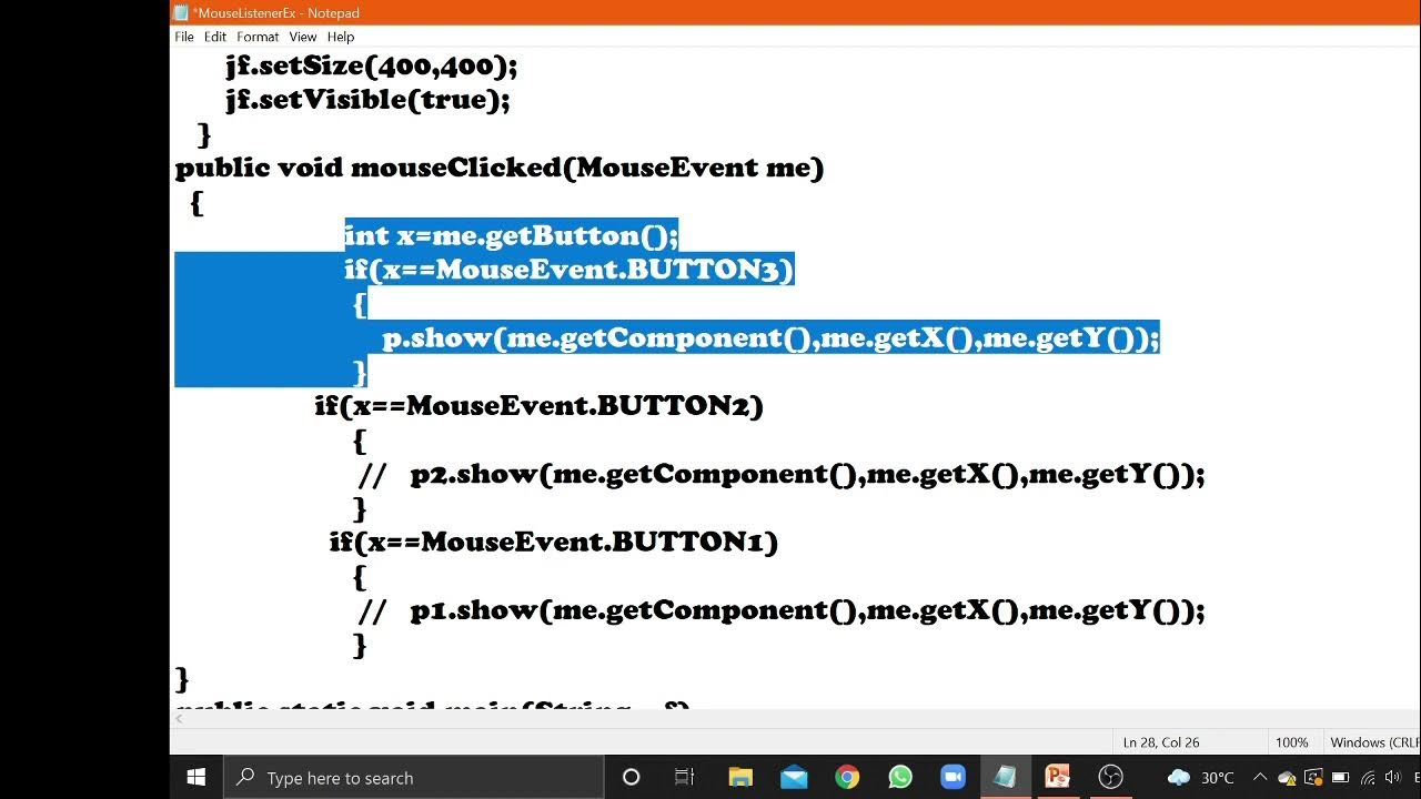 Java JPopUpMenu| How to add menues in Java Swings | Core Java - YouTube