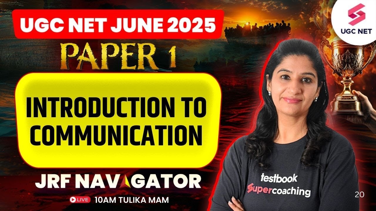 Communication UGC NET Paper 1 | Communication UGC NET By Tulika Ma'am ...