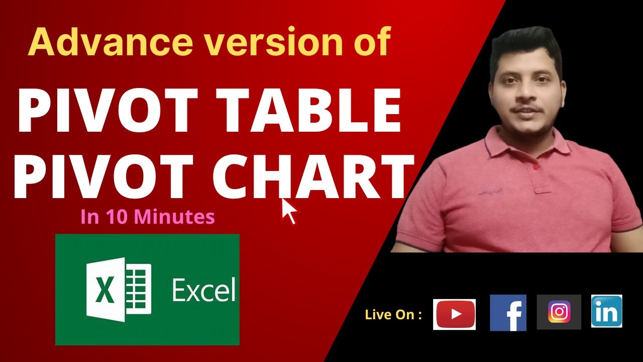 Advance Pivot Table Chart Features In MS Excel Advance Version Of Advance Pivot Table Chart Features In MS Excel Advance Version Of