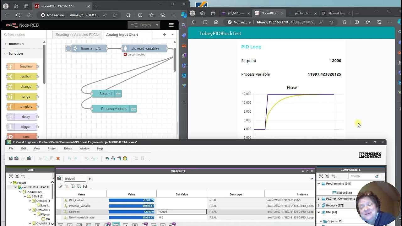 PLCNext PID Function Block - YouTube