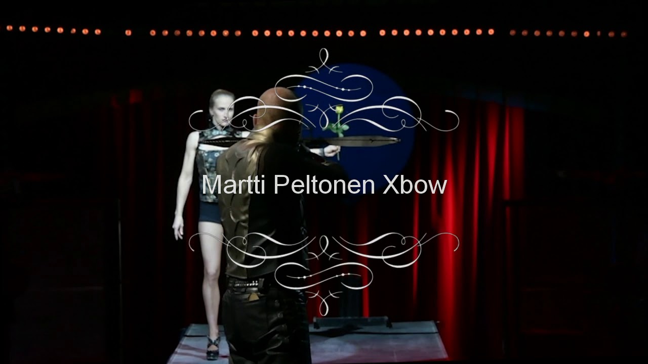 Crossbow circus act - YouTube