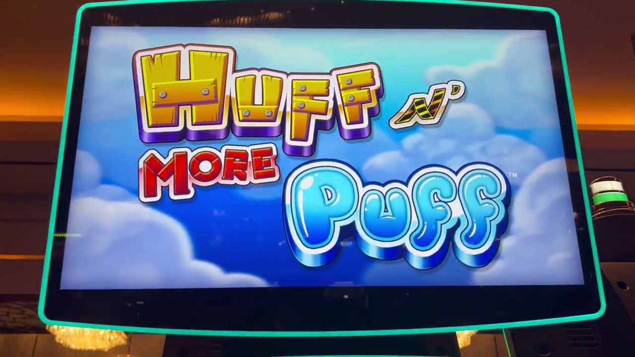 4 Bonus Rounds on The Brand New Huff N More Puff Slot Machine! - YouTube