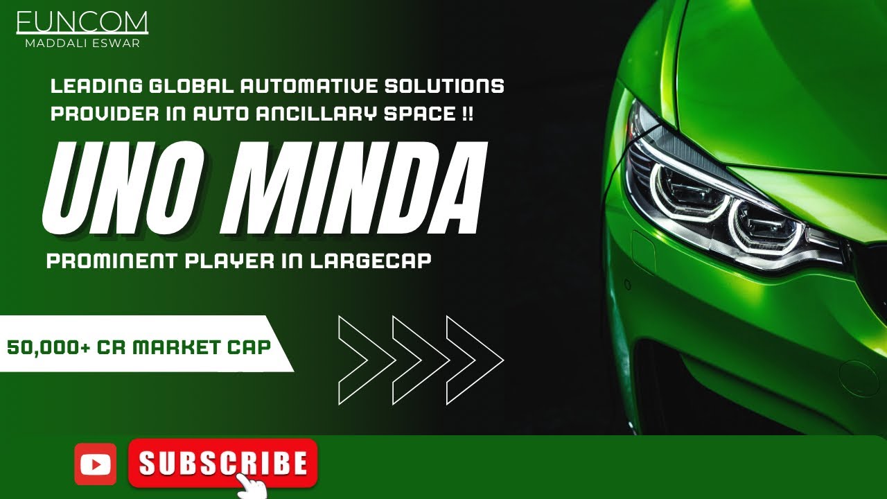 UNO MINDA Ltd | Best Auto ancillary producer ?? | Technical & Fundamental analysis | FUNCOM ...