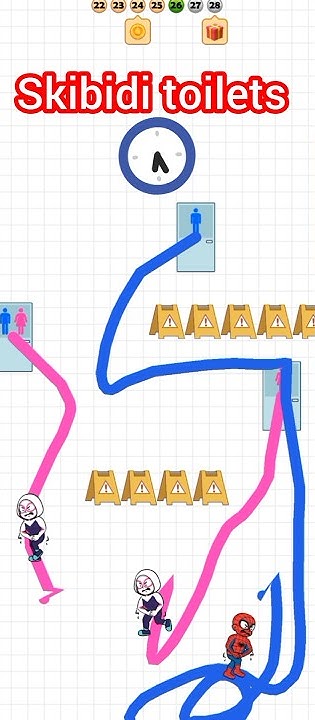 Skibidi toilets gameplay 🥰 #shortfeed #gameplay #viral #youtubeshorts #funnygame - YouTube