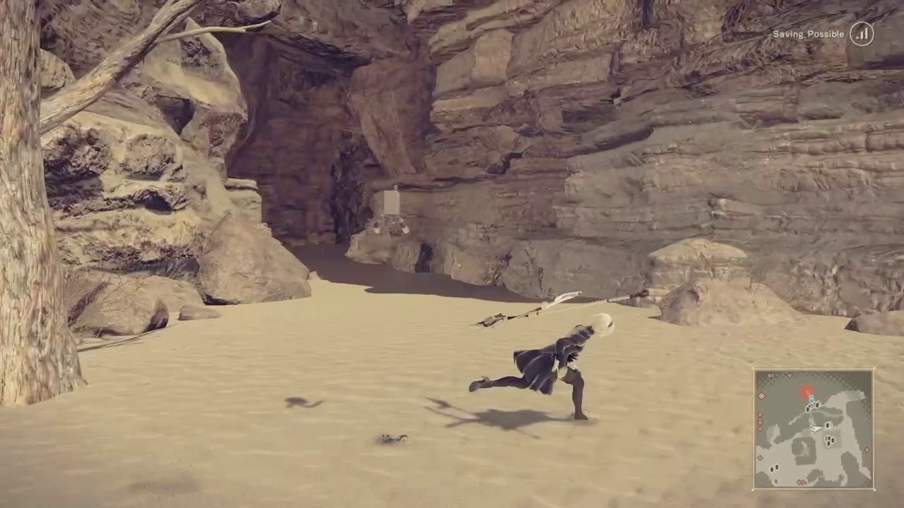 NieR: Automata Gameplay - Battle footage - YouTube