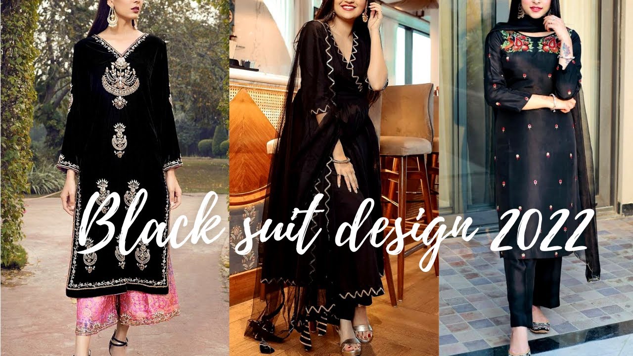 Punjabi black suit design | All type of black suit | Latest black suit ...