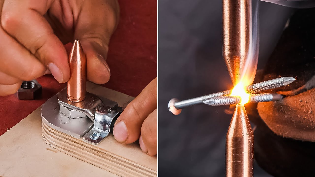 How to Build a Spot Welder out of an Old Microwave | Remake Project ...