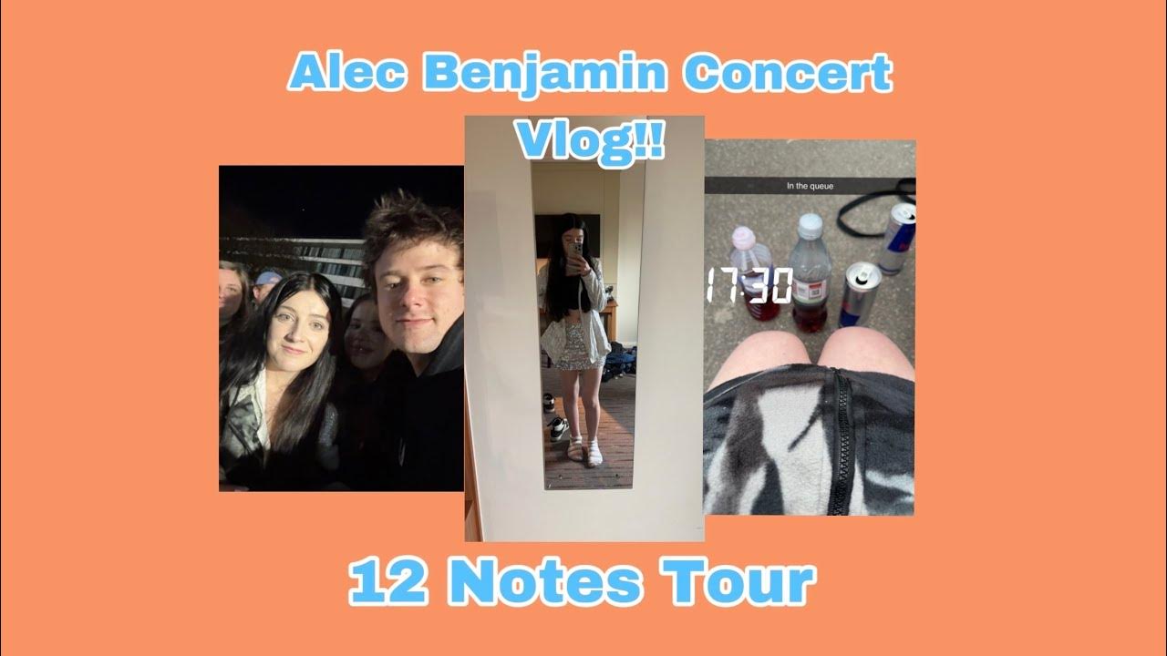 ALEC BENJAMIN CONCERT VLOG!!|12 NOTE TOUR 2025!! - YouTube