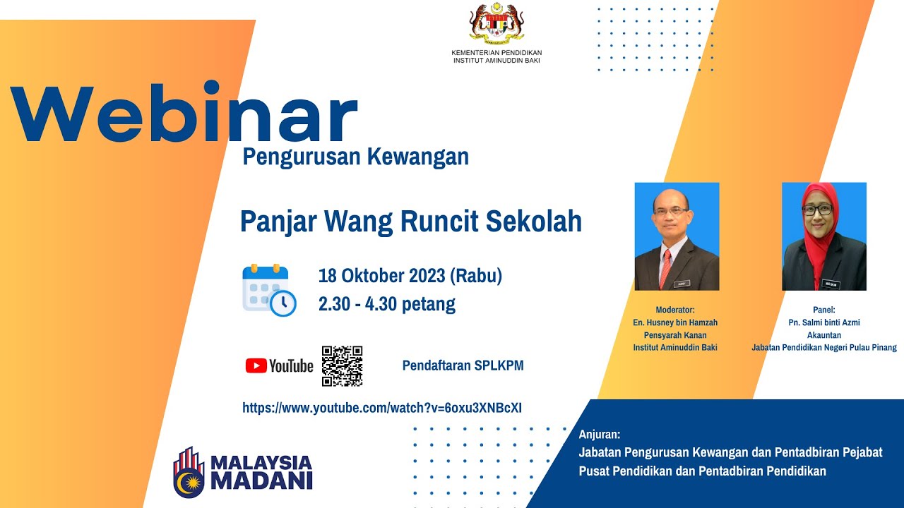 WEBINAR PENGURUSAN KEWANGAN PANJAR WANG RUNCIT SEKOLAH - YouTube