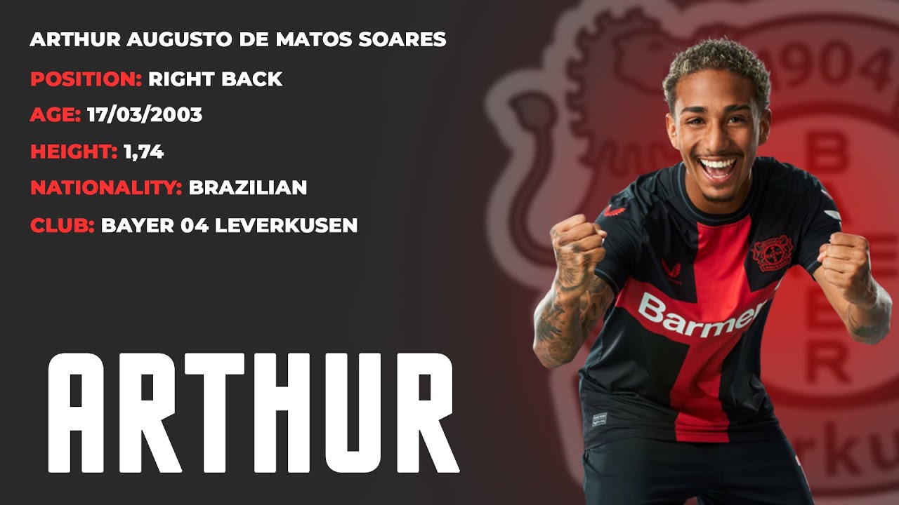 ARTHUR - BAYER LEVERKUSEN - RIGHT BACK/LATERAL DIREITO - HIGHLIGHTS ...