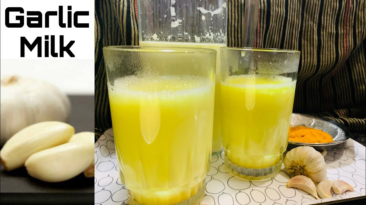 Garlic and Turmeric Milk- How to prepare - YouTube