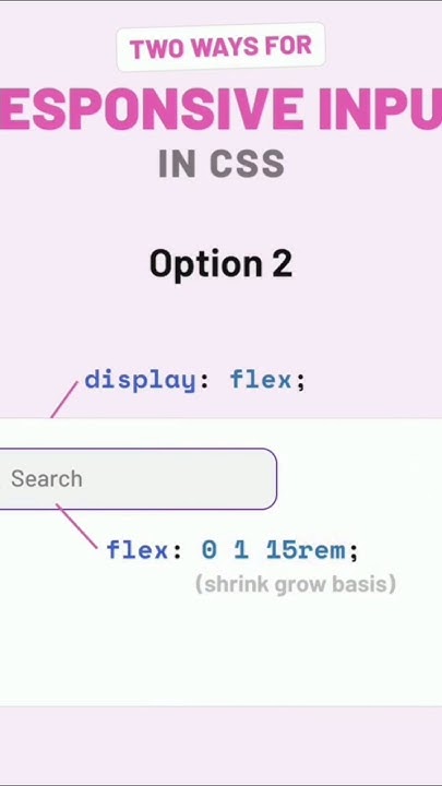 Responsive input in CSS #css @codewizkanchan - YouTube