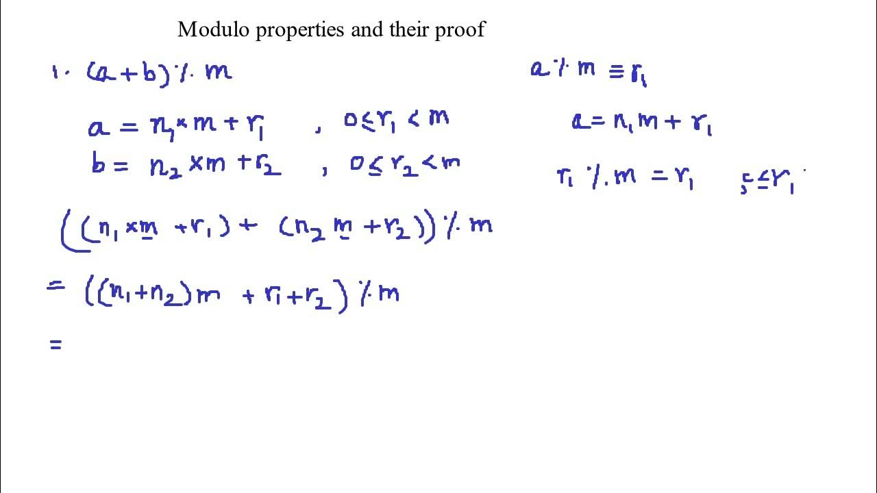 Modulo Properties - YouTube