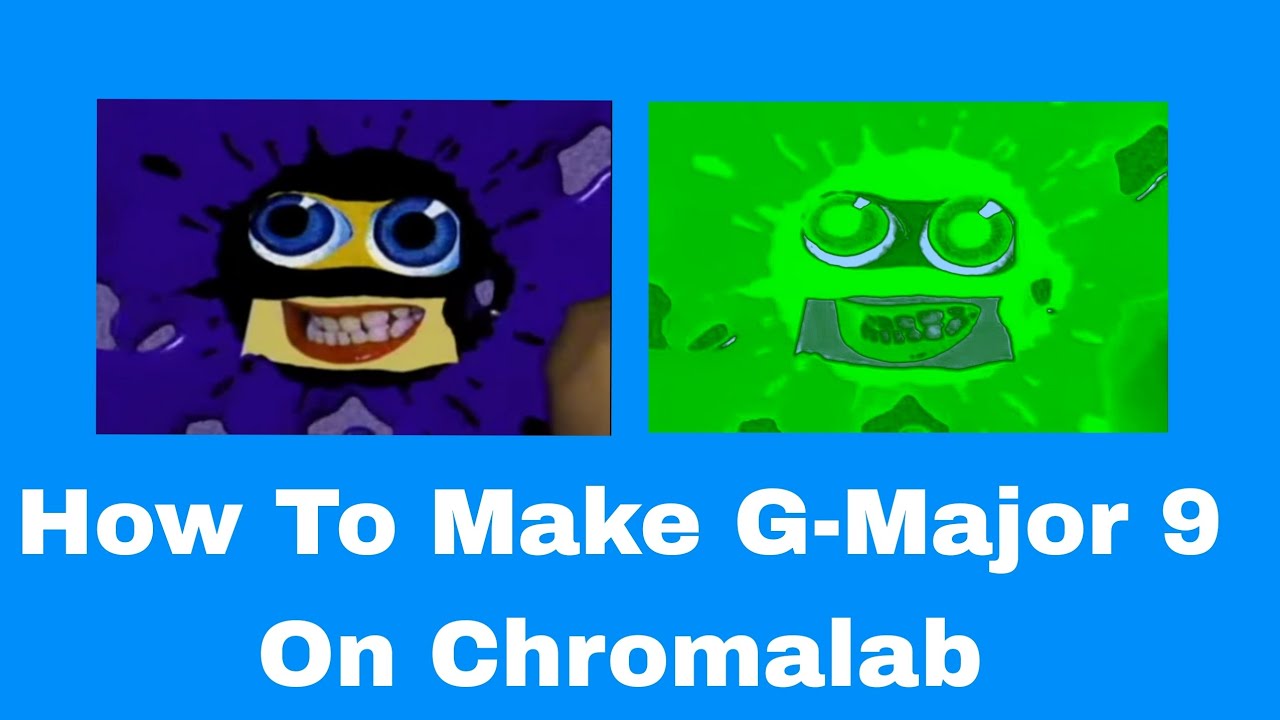 How To Make G-Major 9 On Chromalab - YouTube