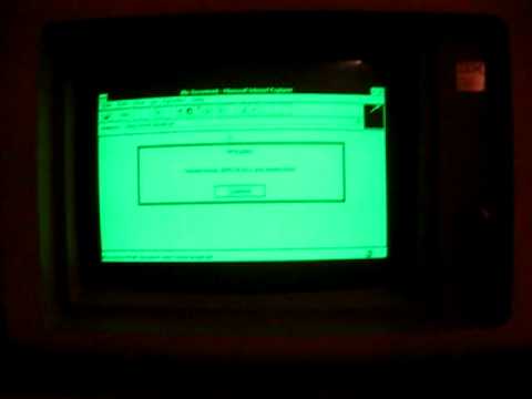IBM 5151 Monitor - YouTube