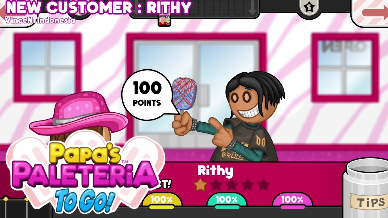 Papa's Paleteria To Go! - New Customer : Rithy (Perfect Day) - YouTube