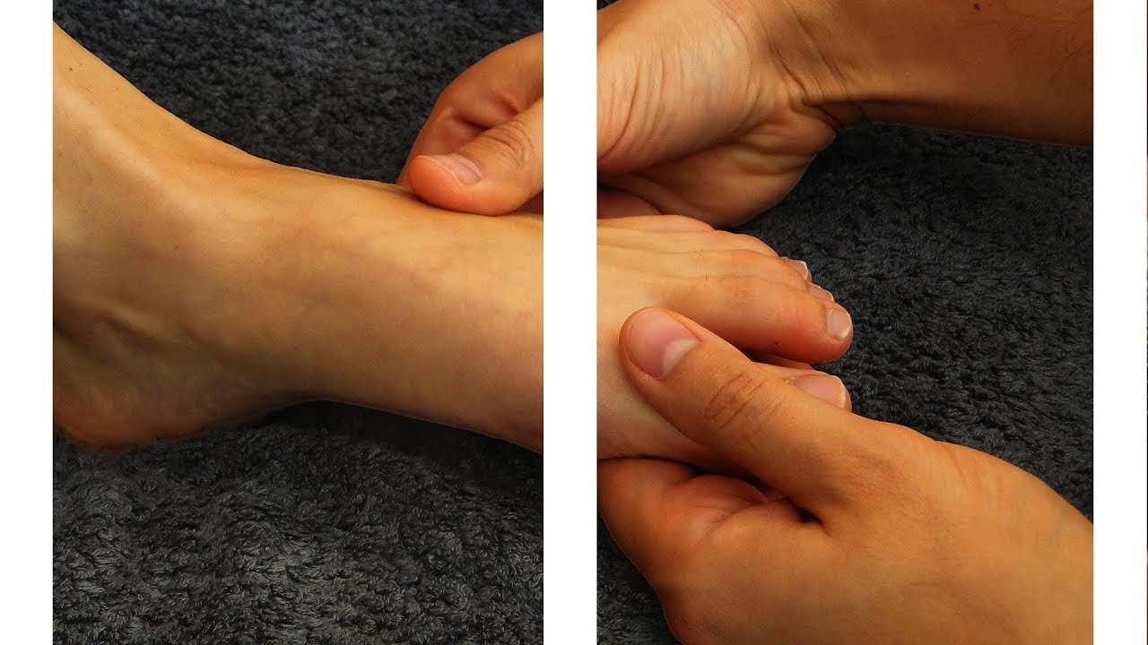 After Fitness Foot Massage Asmr Rub Triggers Youtube