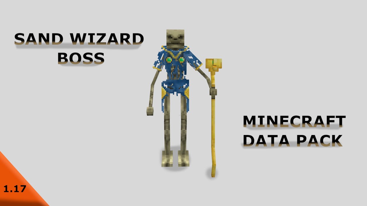 SAND WIZARD BOSS FIGHT made by me |minecraft data pack| - YouTube