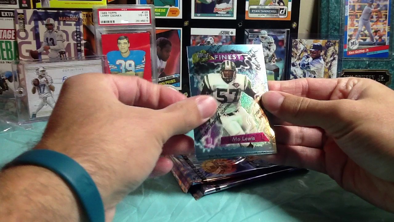 Breaking four 95 topps finest football packs! - YouTube