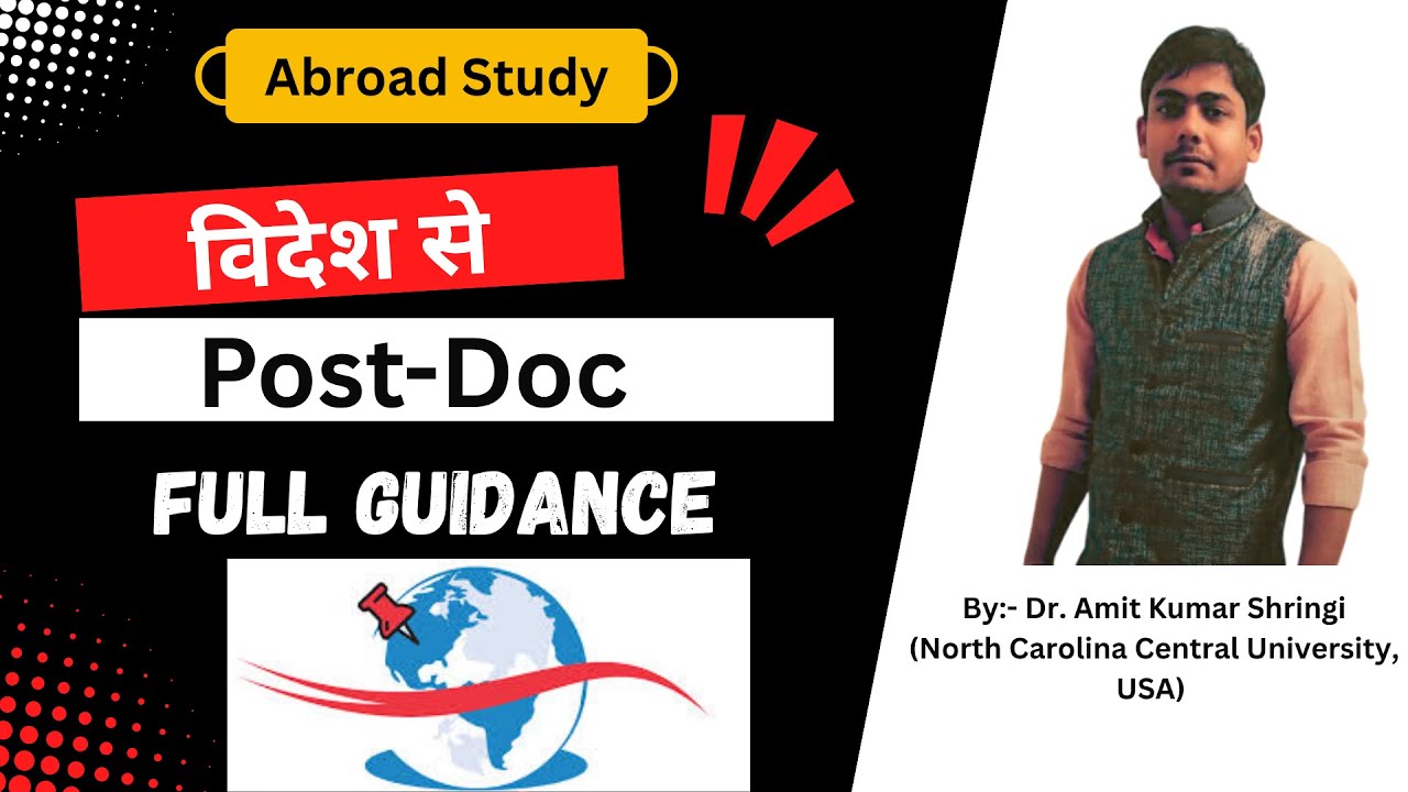 How to Go Abroad for Postdoc | Complete Postdoc Guidance by Dr. Amit ...
