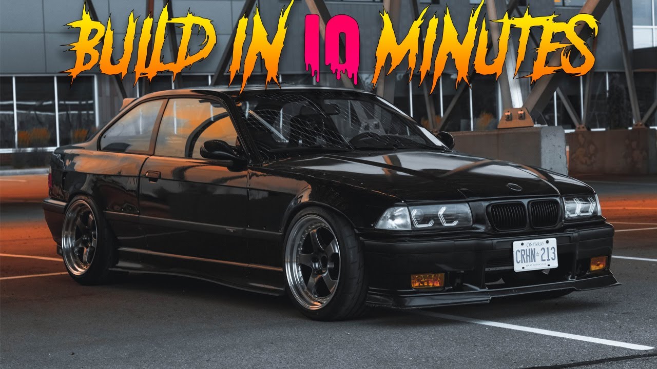 BUILDING A BMW E36 in 10 MINUTES!!!! - YouTube