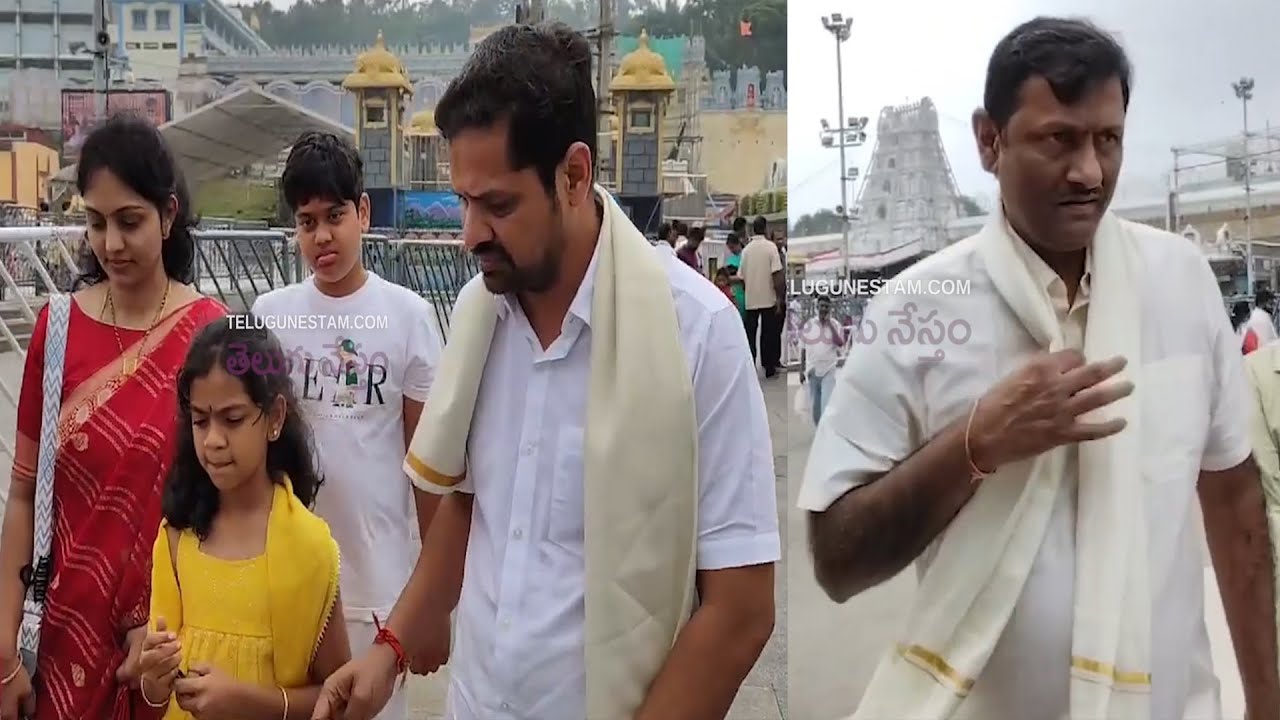 Telugu Cinema Producers Bunny Vasu And Naveen Yerneni Visits Tirumala ...