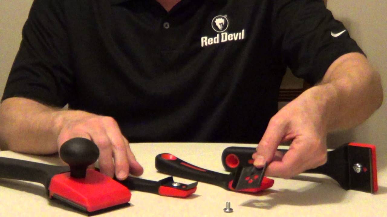 Paint Scraper - Red Devil - YouTube
