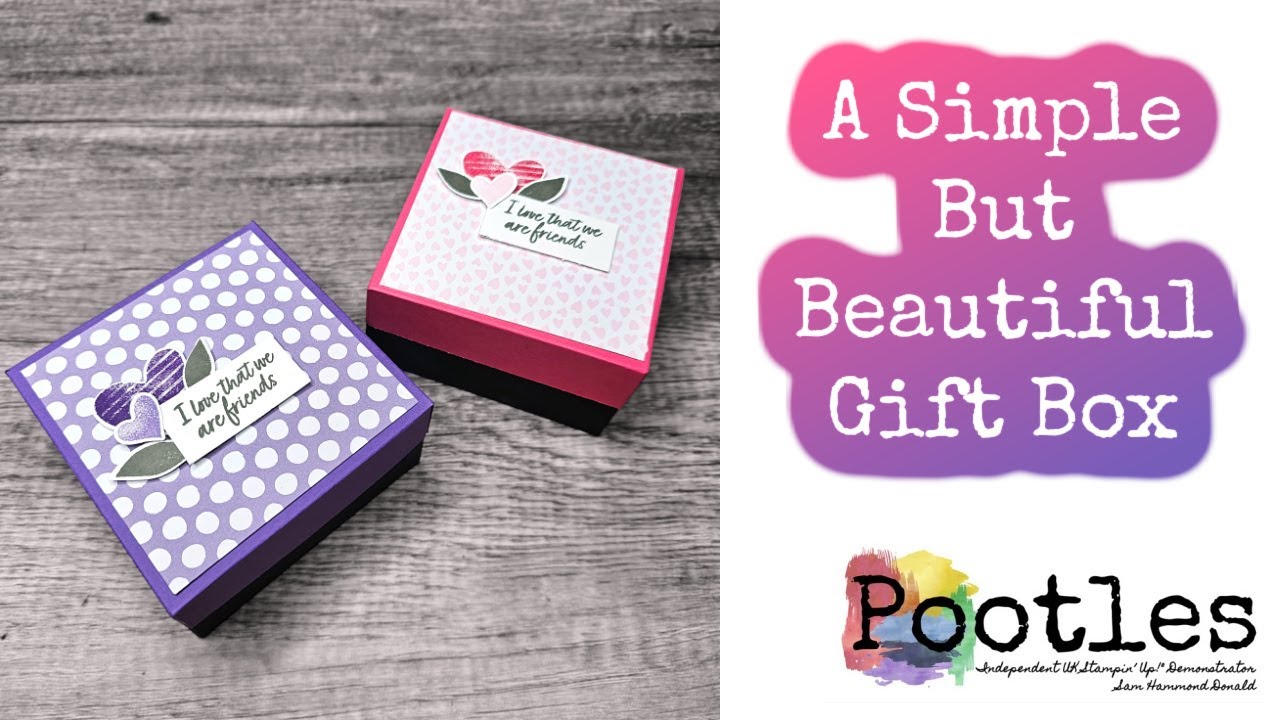 A Simple But Beautiful Gift Box - YouTube