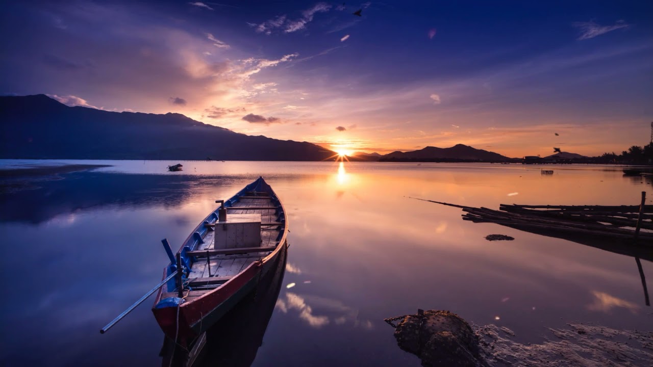 HD Boat in the Lake Video/Background | No Text | No Sound ...