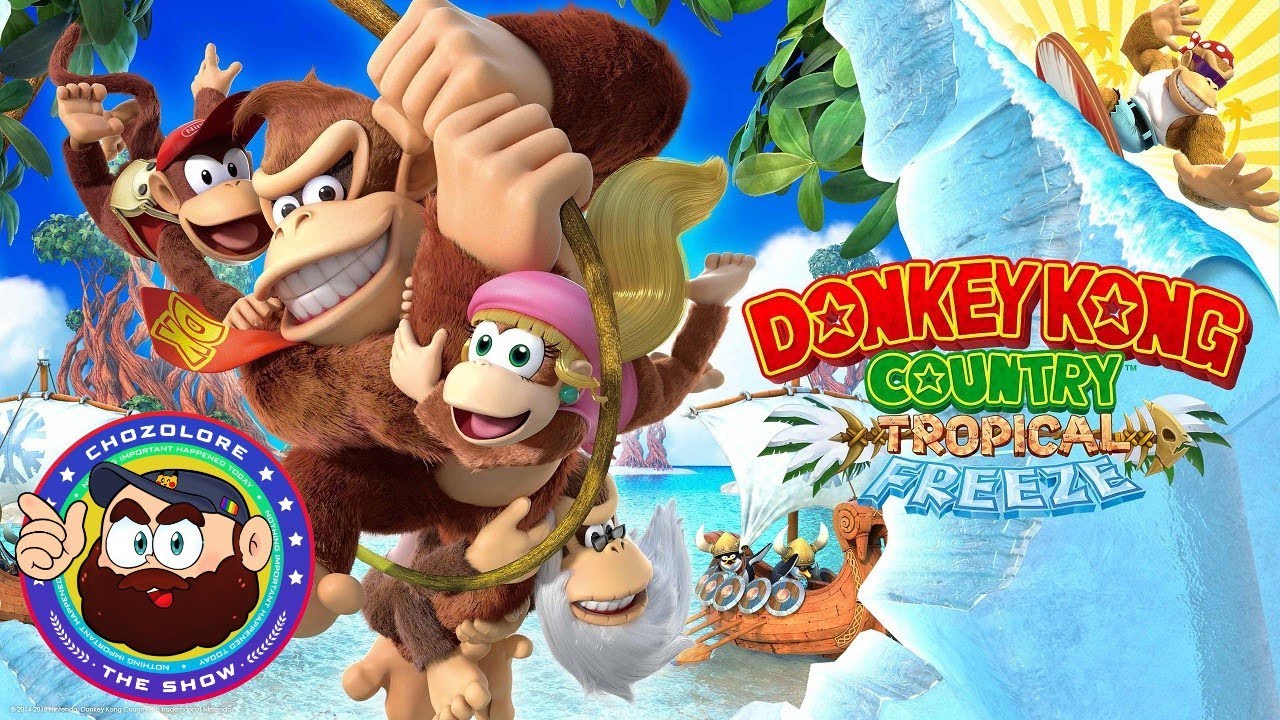 Donkey Kong Country: Tropical Freeze - Part 1 Big Top Bop - YouTube