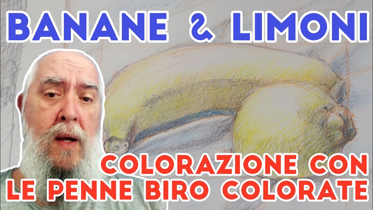 Colora con le penne biro colorate una natura morta - YouTube