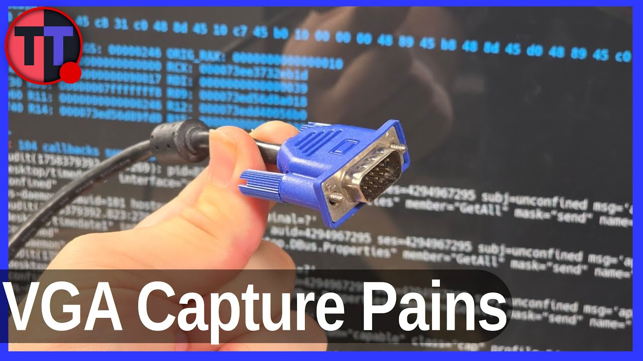 VGA Capture Troubleshooting - YouTube