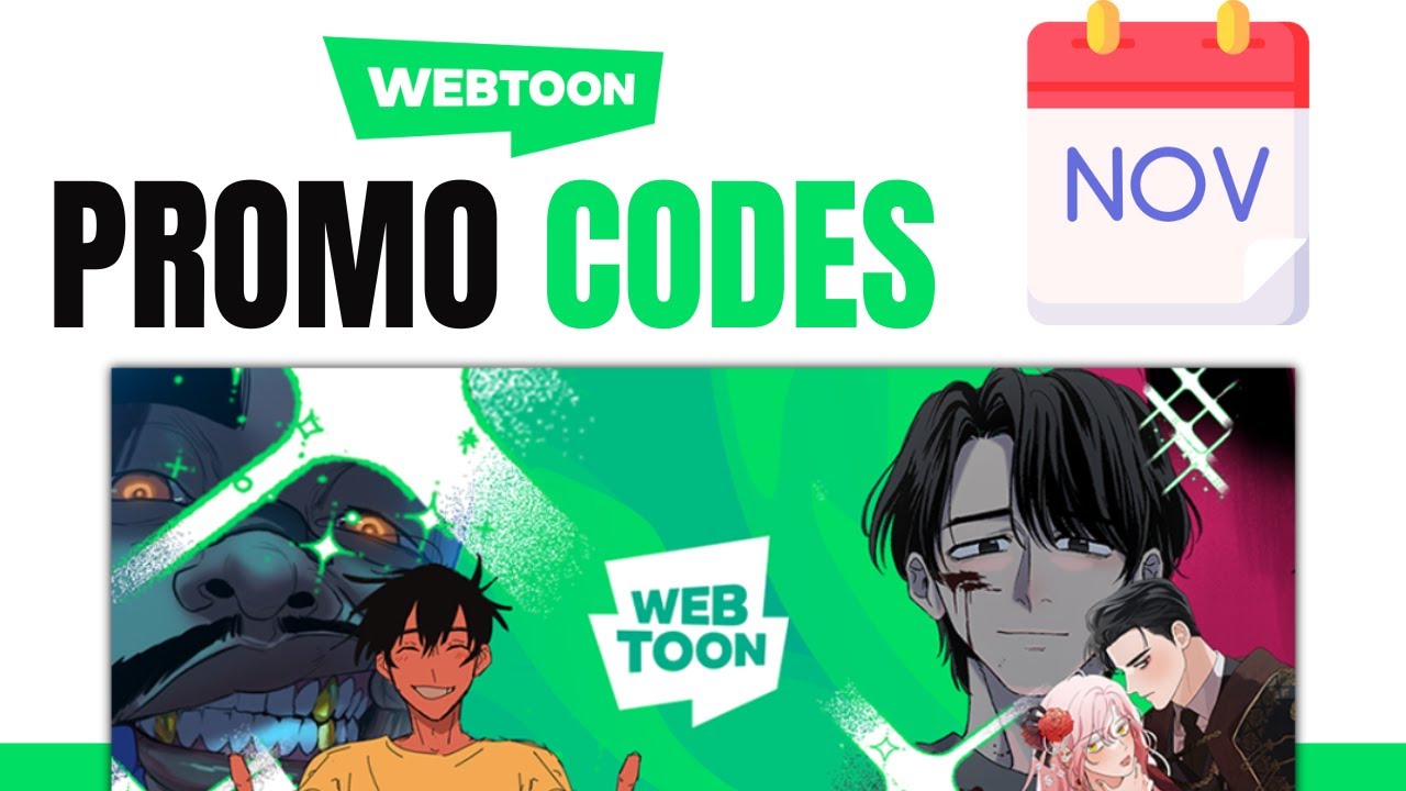 Best Webtoon Promo Codes in November | TOP 5 CODES (2025) - YouTube