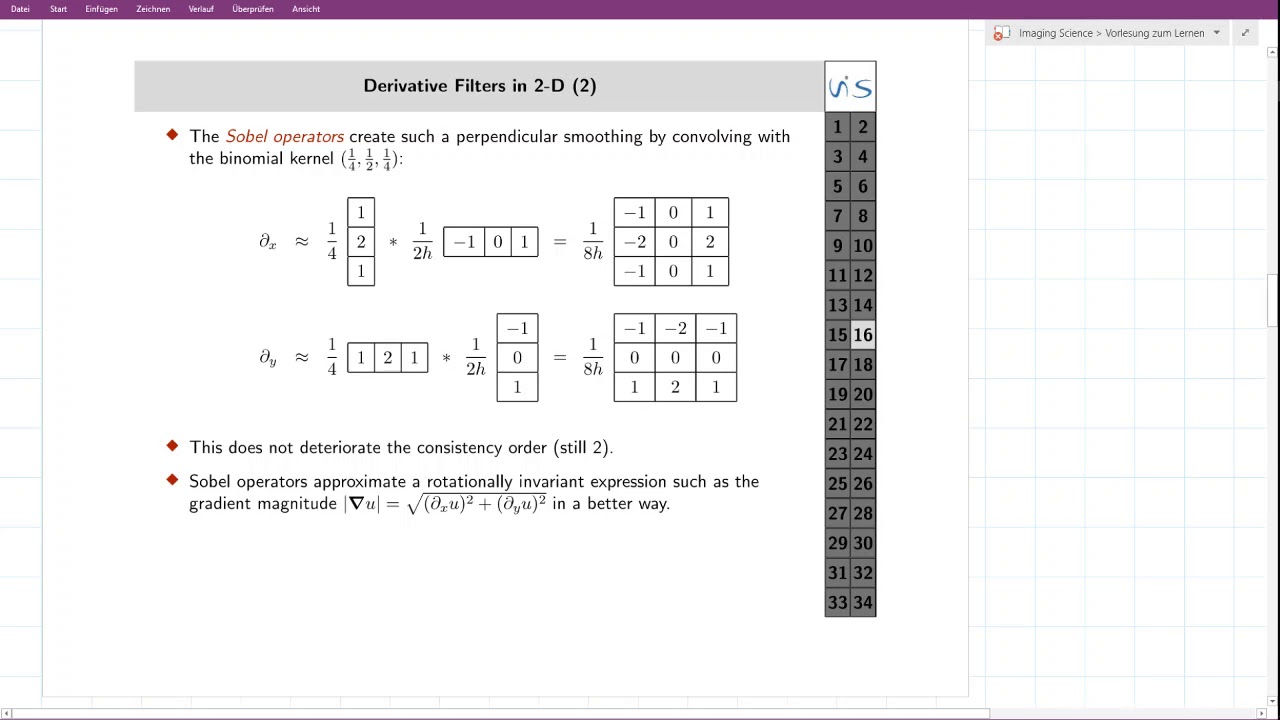 Imaging Science | Kantenerkennung | Deutsch | Teil 012 - YouTube