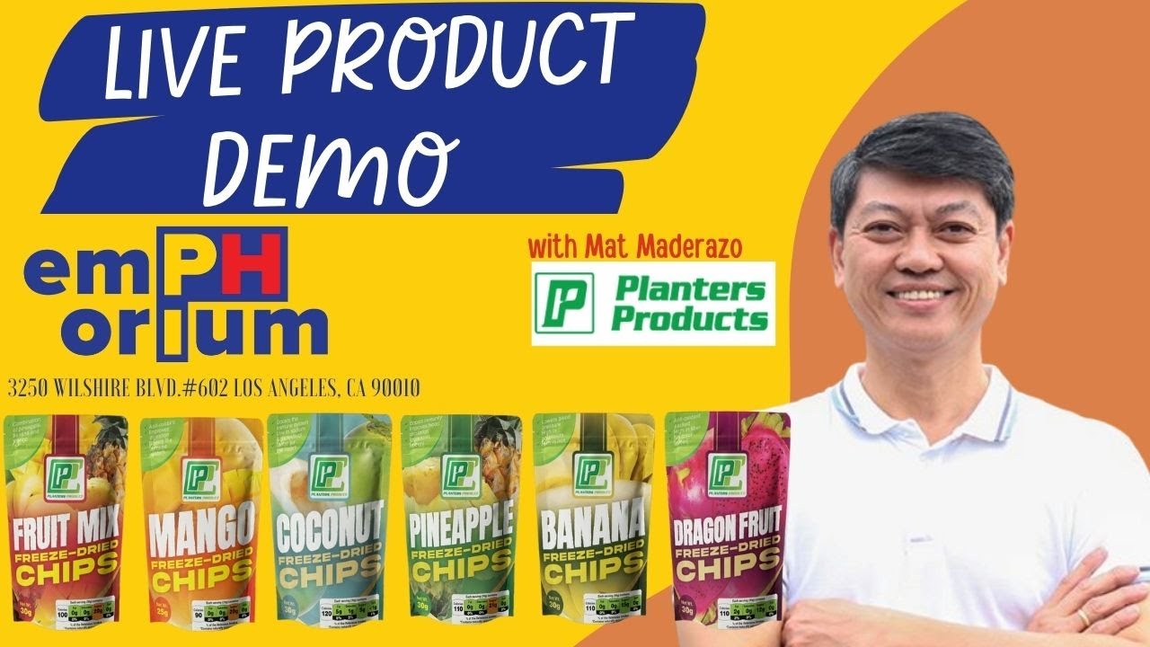 LIVE PRODUCT DEMO WITH PLANTERS PRODUCTS - YouTube