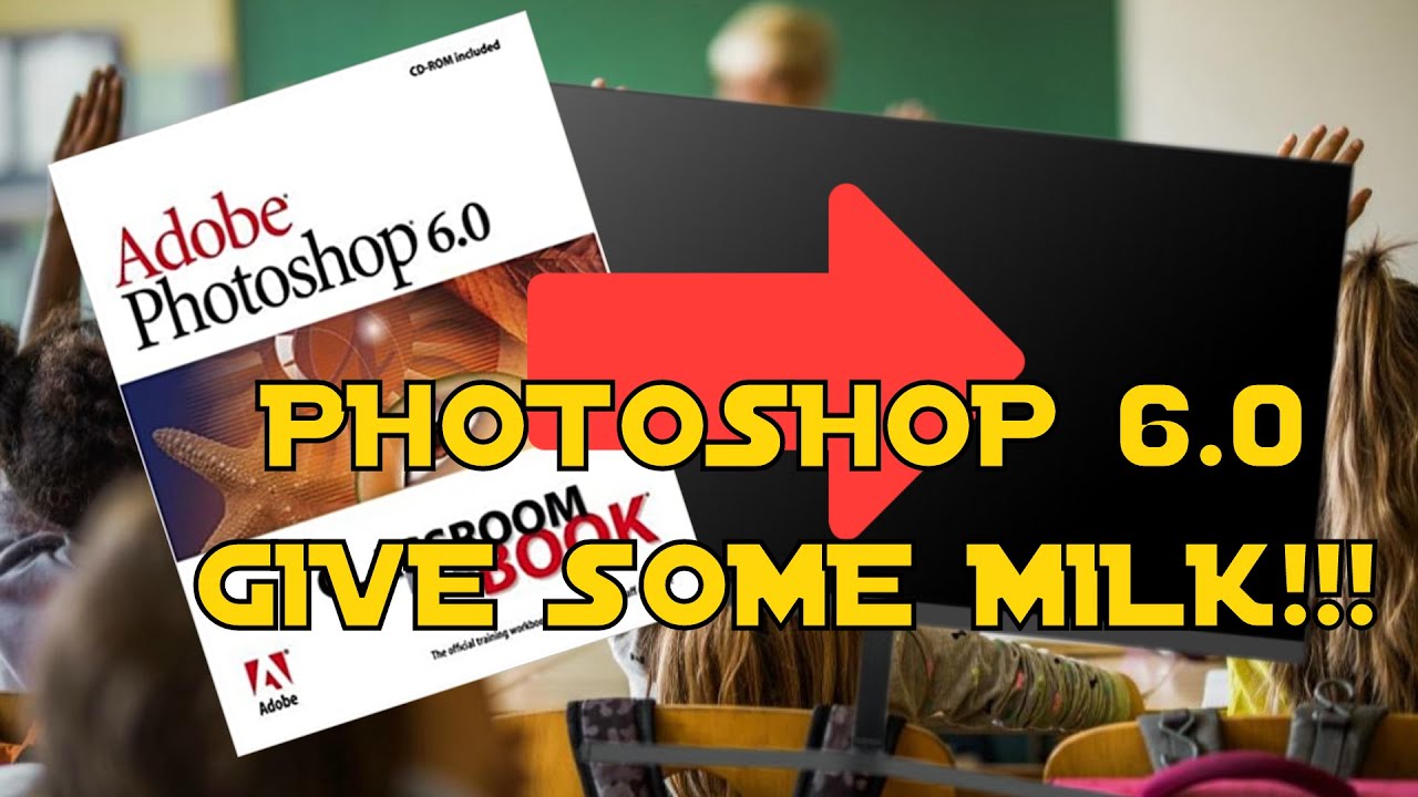 USING PHOTOSHOP 6.0!!!! WTH??? - YouTube