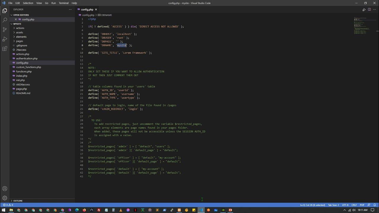 Lorem Framework Tutorial part 1 - YouTube