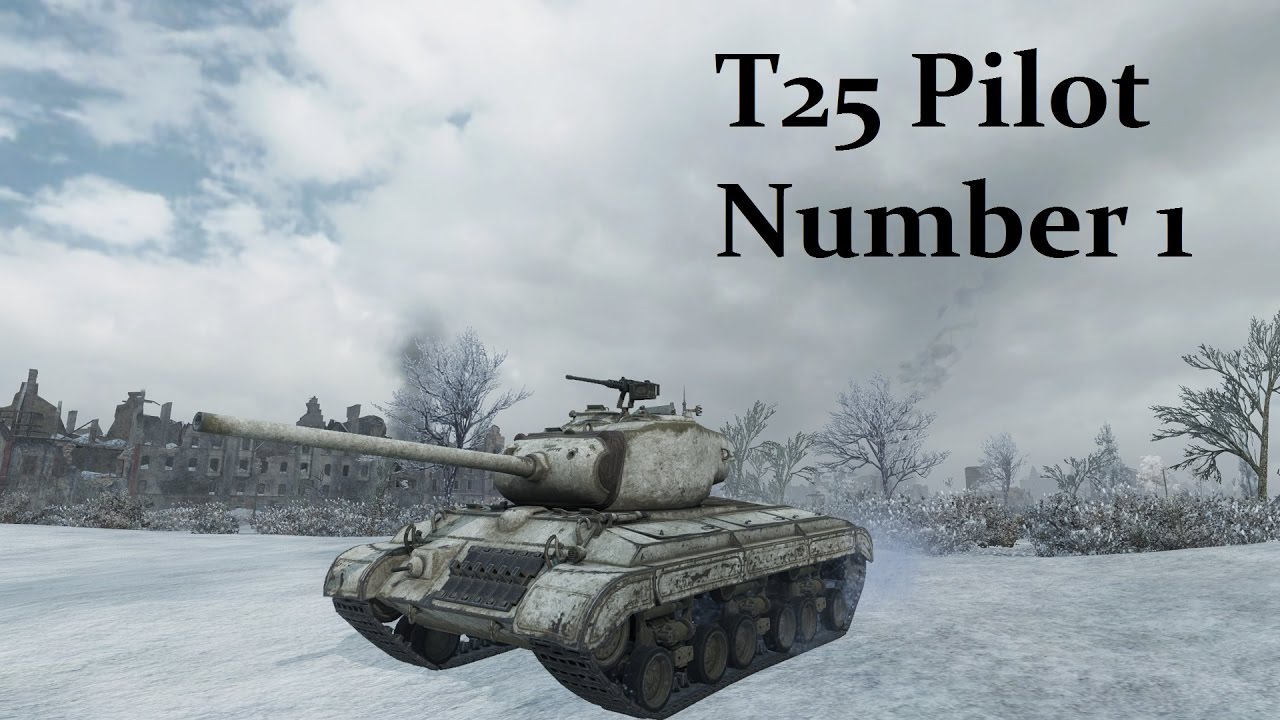 World of Tanks - New Reward Tank T25 Pilot Number 1 - 5K Damage. - YouTube