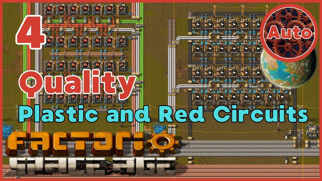 Plastic & Red Circuits: Bus Rearrangements & Quality Merges | Factorio ...