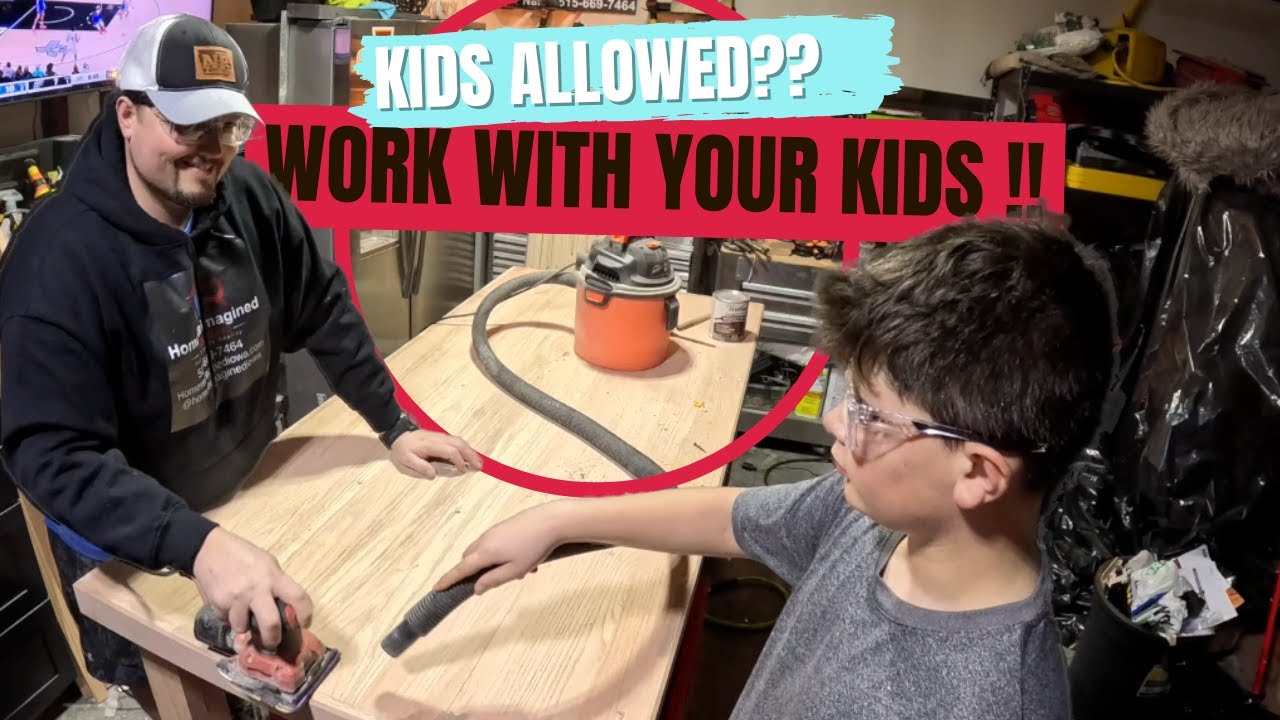 Crafting an Oak Table with My Kids | Family DIY Project - YouTube