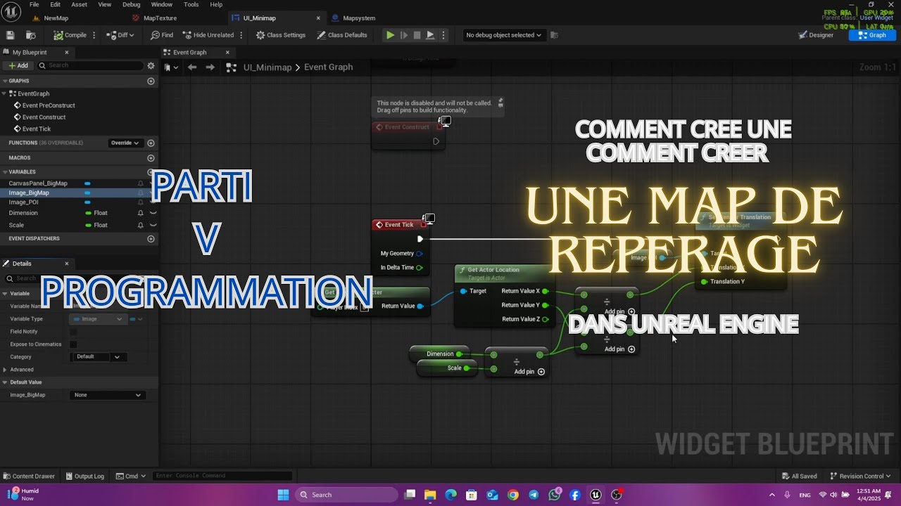 COMMENT CRÉER UNE MAP DE REPÉRAGE : PROGRAMMATION | UNREAL ENGINE 5 - YouTube
