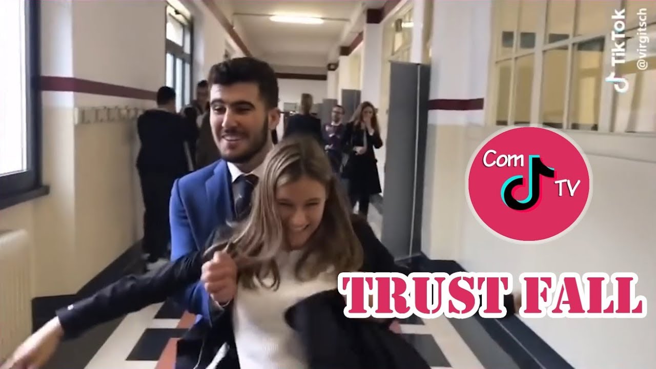 Trust Fall Challenge Musically TikTok Videos Compilation 2018 - YouTube